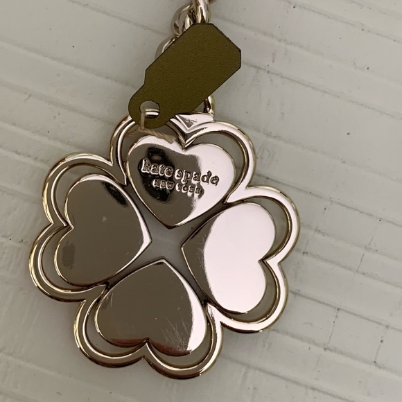 kate spade | Accessories | Kate Spade Legacy Logo Metal Spade Flower ...